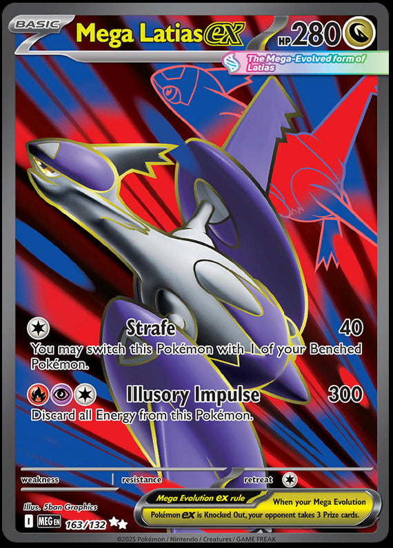 Mega Latias ex (163/132) - Mega Evolution - Mega Evolution - Ultra Rar ...