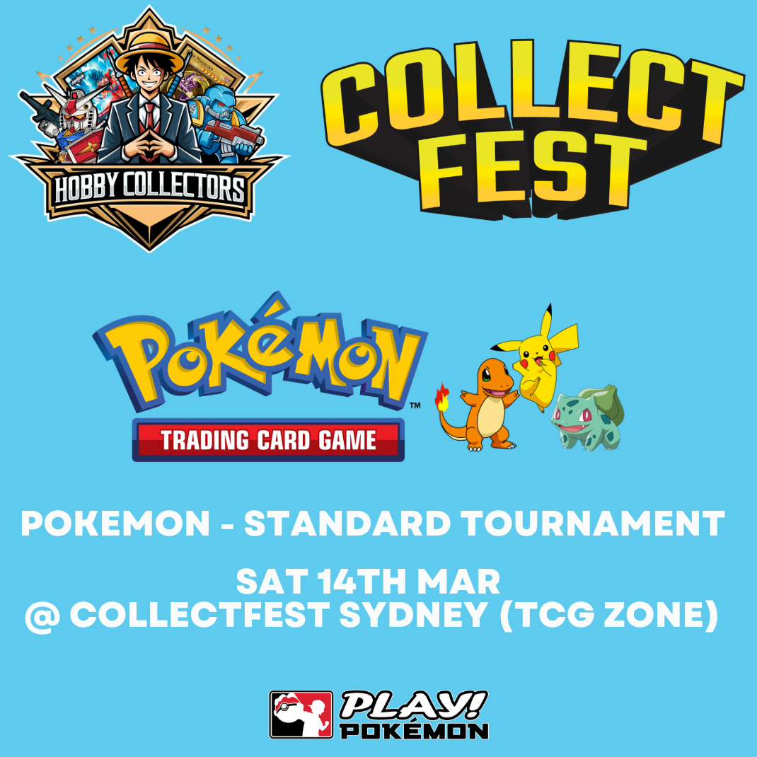 Pokémon Tournament CollectFest Sydney 2026 | Hobby Collectors Australia ...