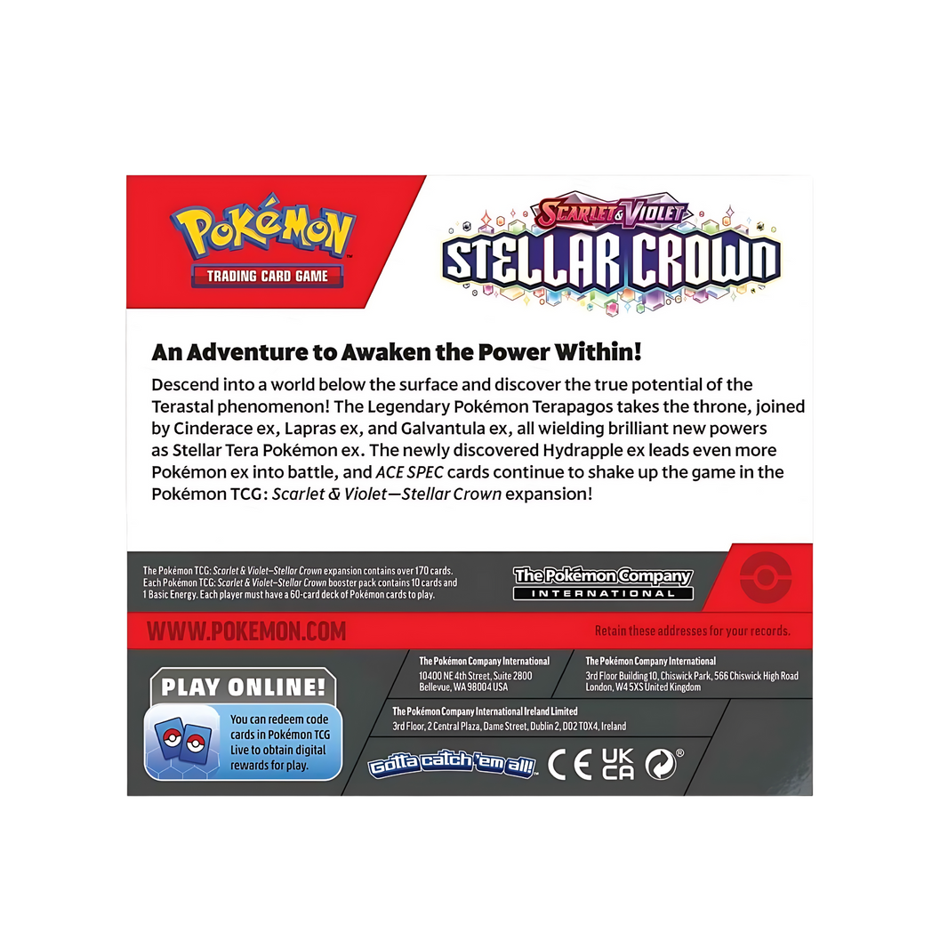 Buy Pokémon Stellar Crown | Hobby Collectors Australia