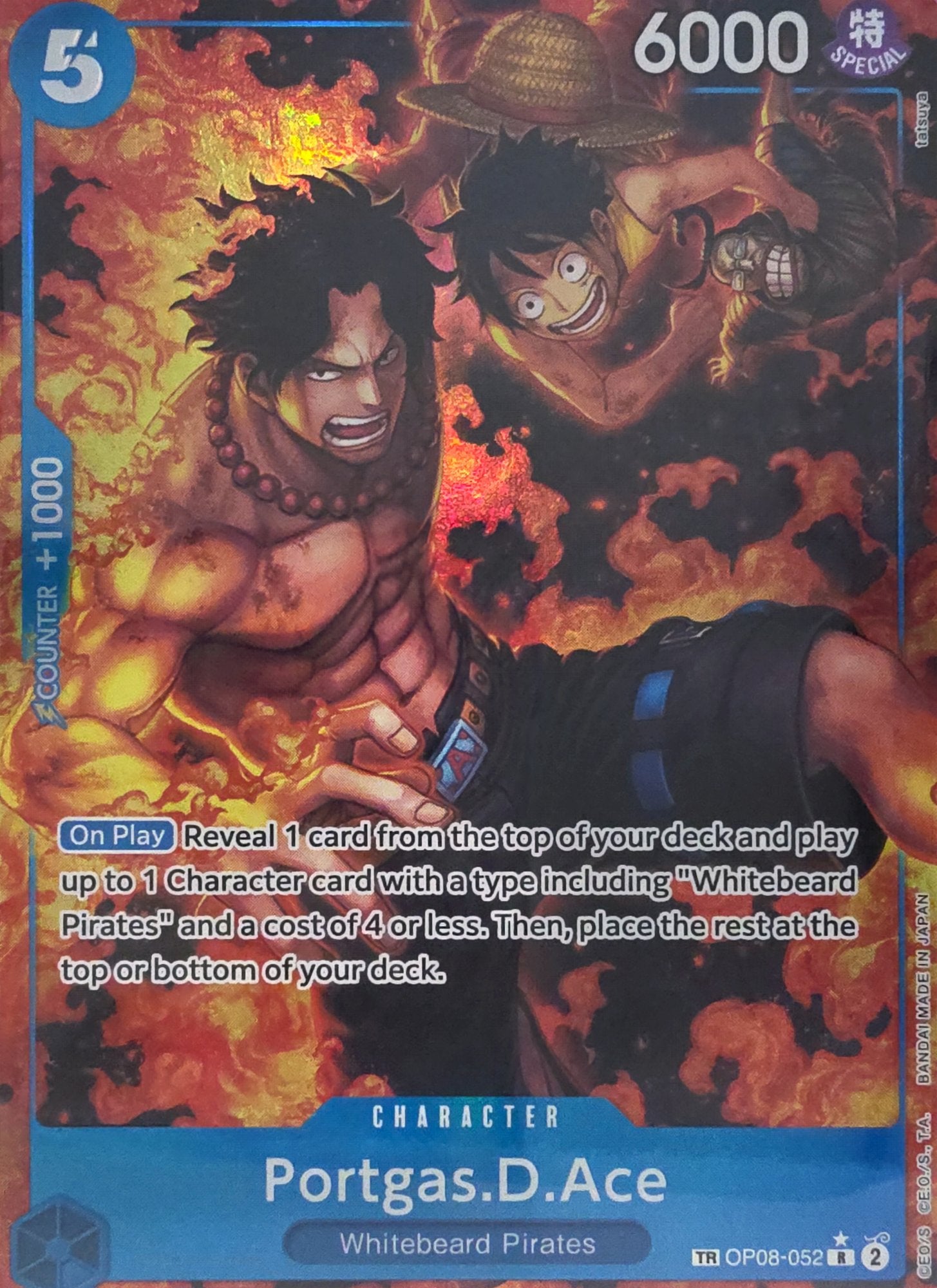 Portgas.D.Ace (TR) (OP08-052) - Royal Blood Foil – Hobby Collectors ...